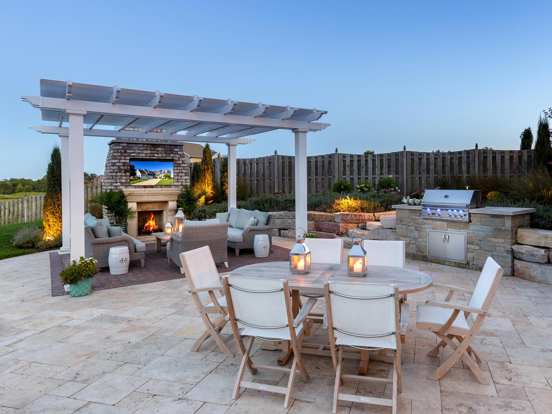 20ft x 18ft Attached Assembly | Heartland Pergolas