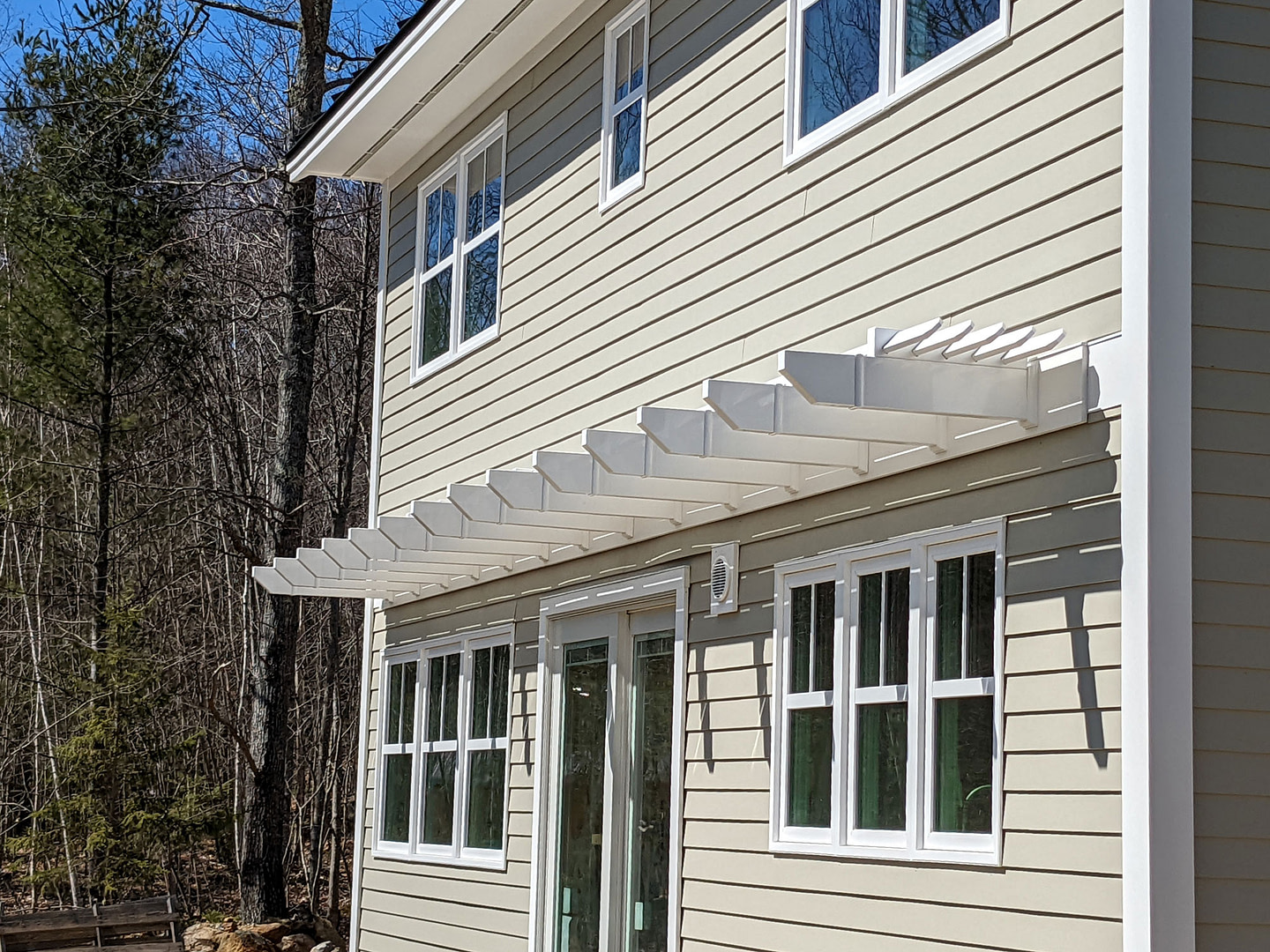 Eyebrow Pergolas & Eyebrow Pergola Kits | Heartland Pergolas