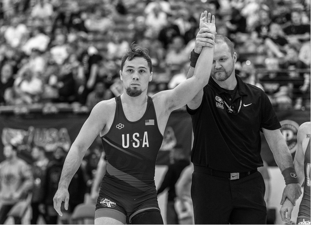 HWC Member Spencer Lee Wins Olympic Team Trials 2024 - Hawkeye Wrestling Club