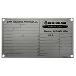 Rating & Specification Plates | Custom Data Plates & Labels