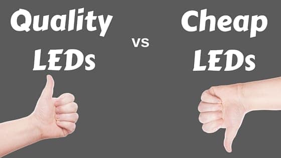 4 Ways To Tell Quality LEDs From Cheap LEDs | Sitler's LED Supplies